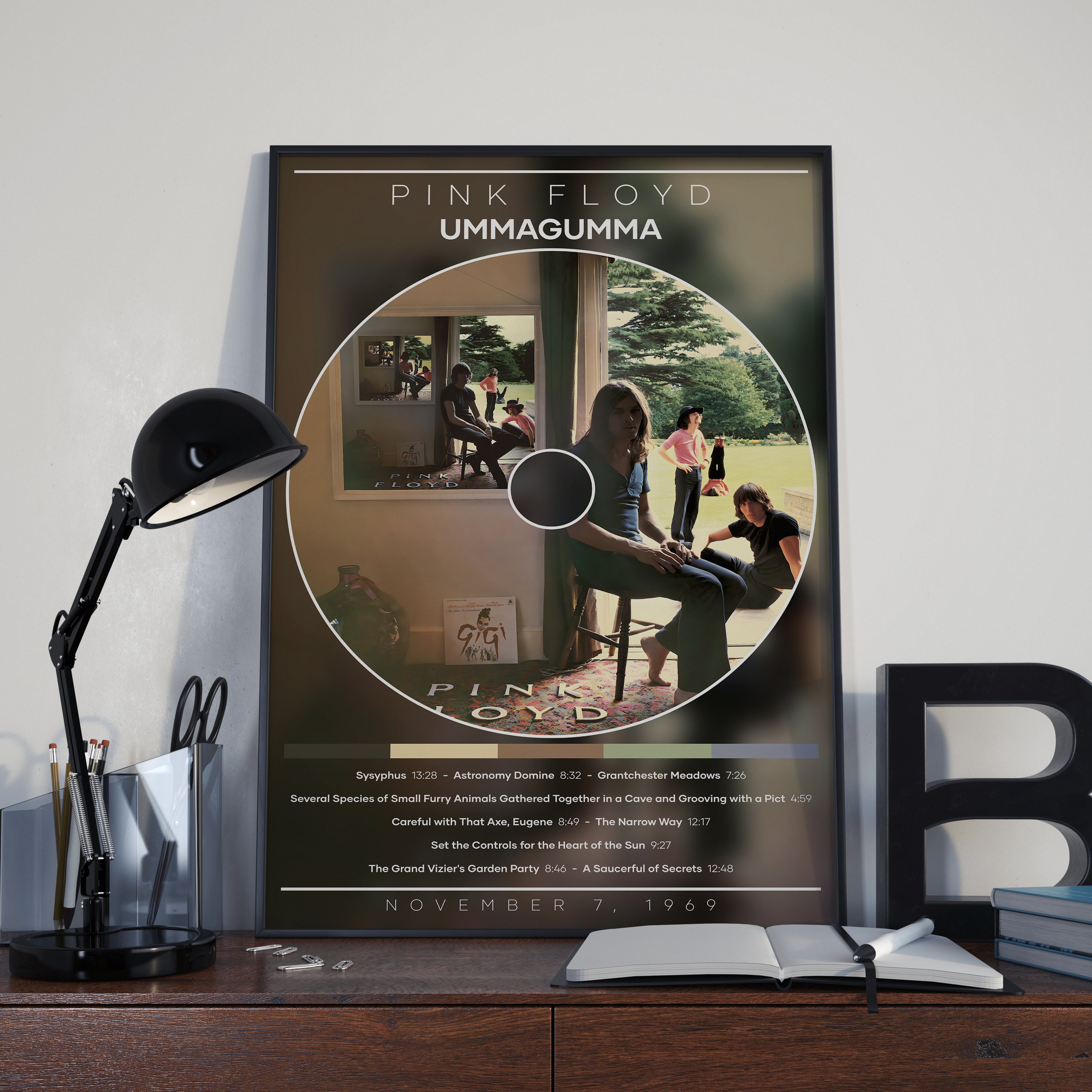 Pink Floyd Poster | Album Cover Poster Designed & Sold By Sijibomi Powei