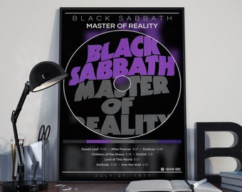 Master of Reality Poster - Etsy