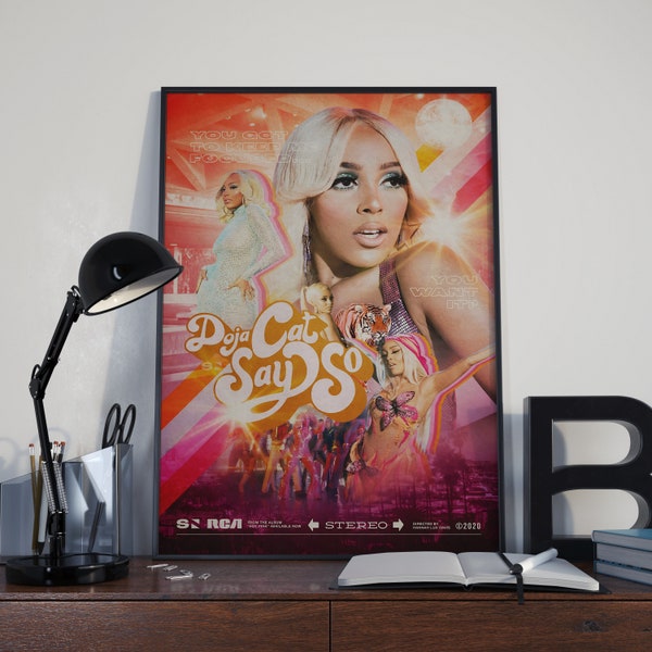 Doja Cat Poster - Etsy