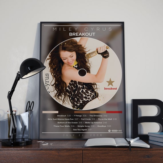 Breakout Miley Cyrus Album Cover