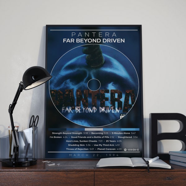 Pantera Far Beyond Driven Poster - Etsy