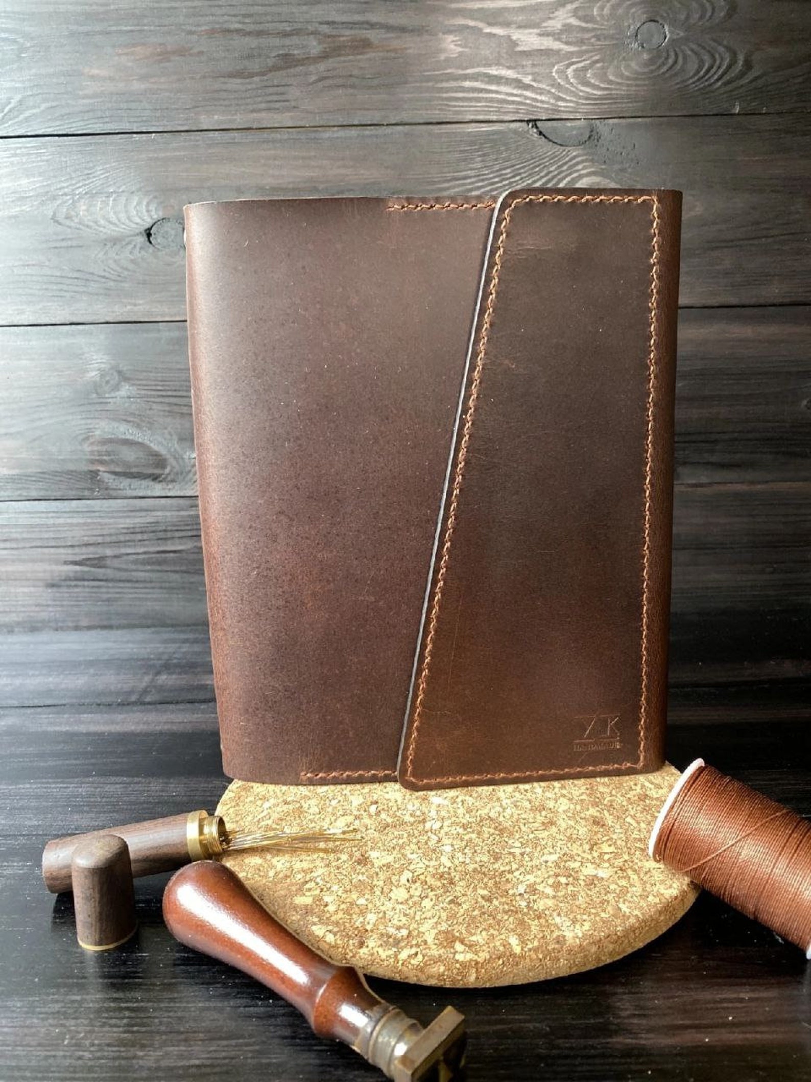Notebook A5 Leather Cover PDF Pattern, Leather Journal Cover PDF Daily ...