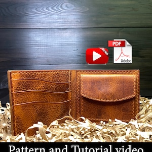 Bifold Wallet PDF Pattern With Video Tutorial How to Make - Etsy