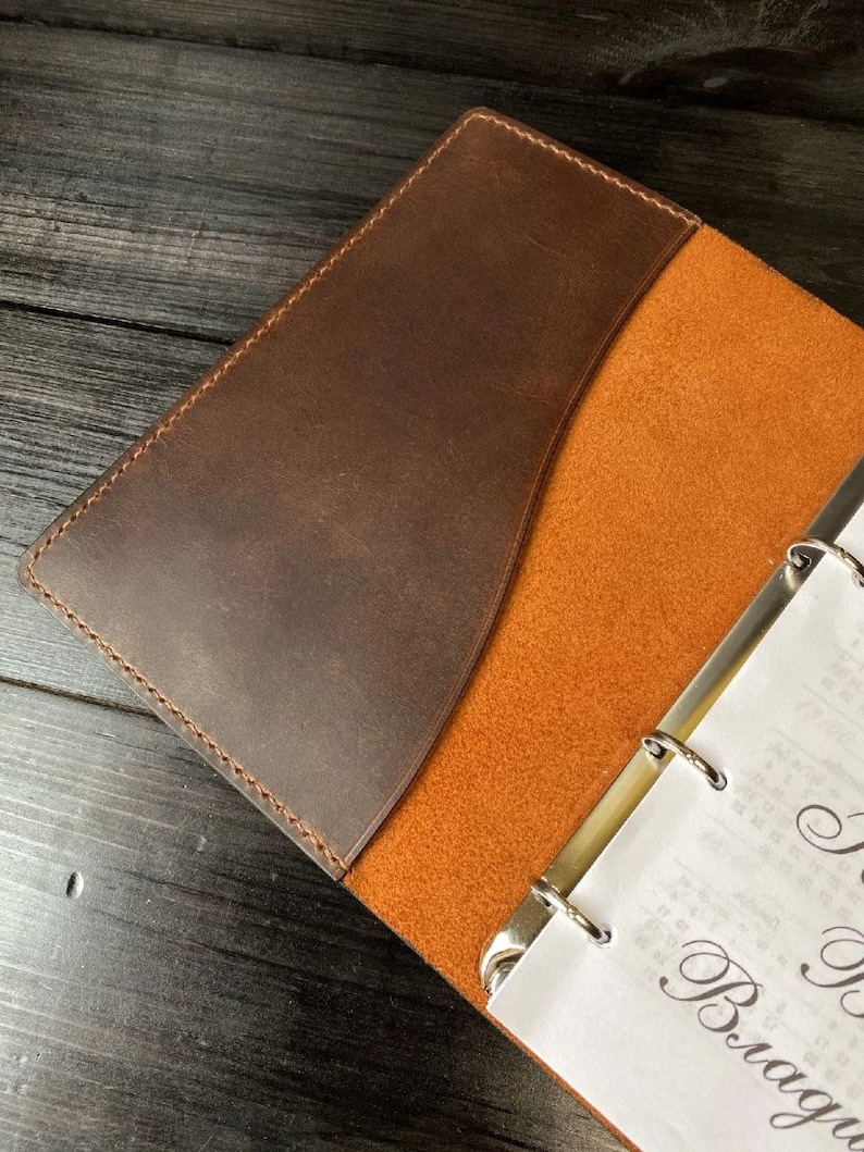 Notebook A5 Leather Cover PDF Pattern, Leather Journal Cover PDF Daily ...