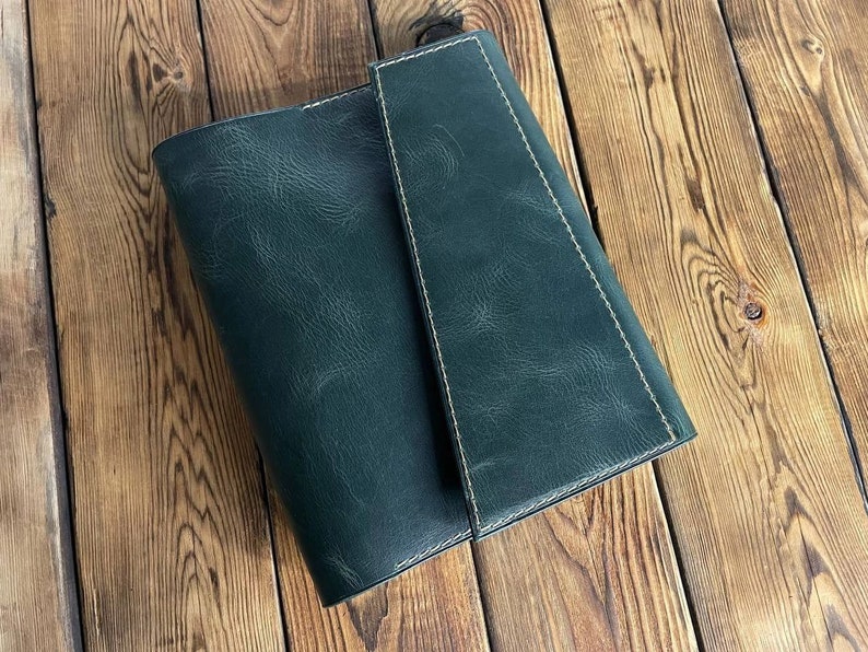 Notebook A5 Leather Cover PDF Pattern, Leather Journal Cover PDF Daily ...