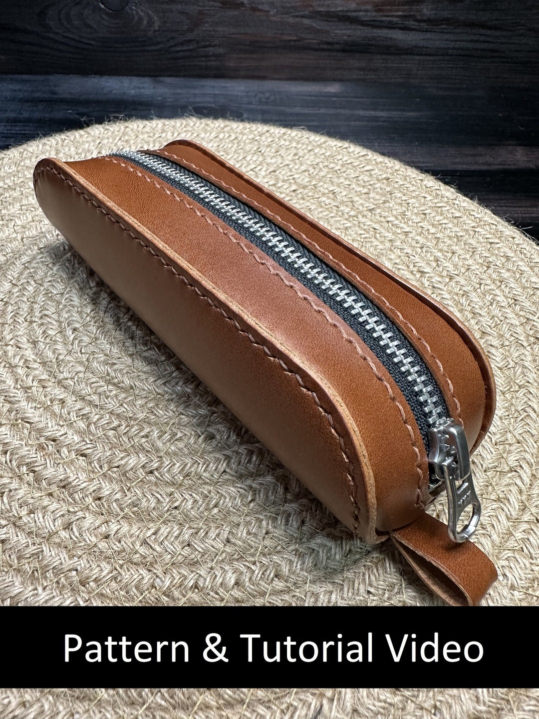 Coin Purse Pattern Pdf, Leather Key Case Pattern, Key Holder, Leather ...