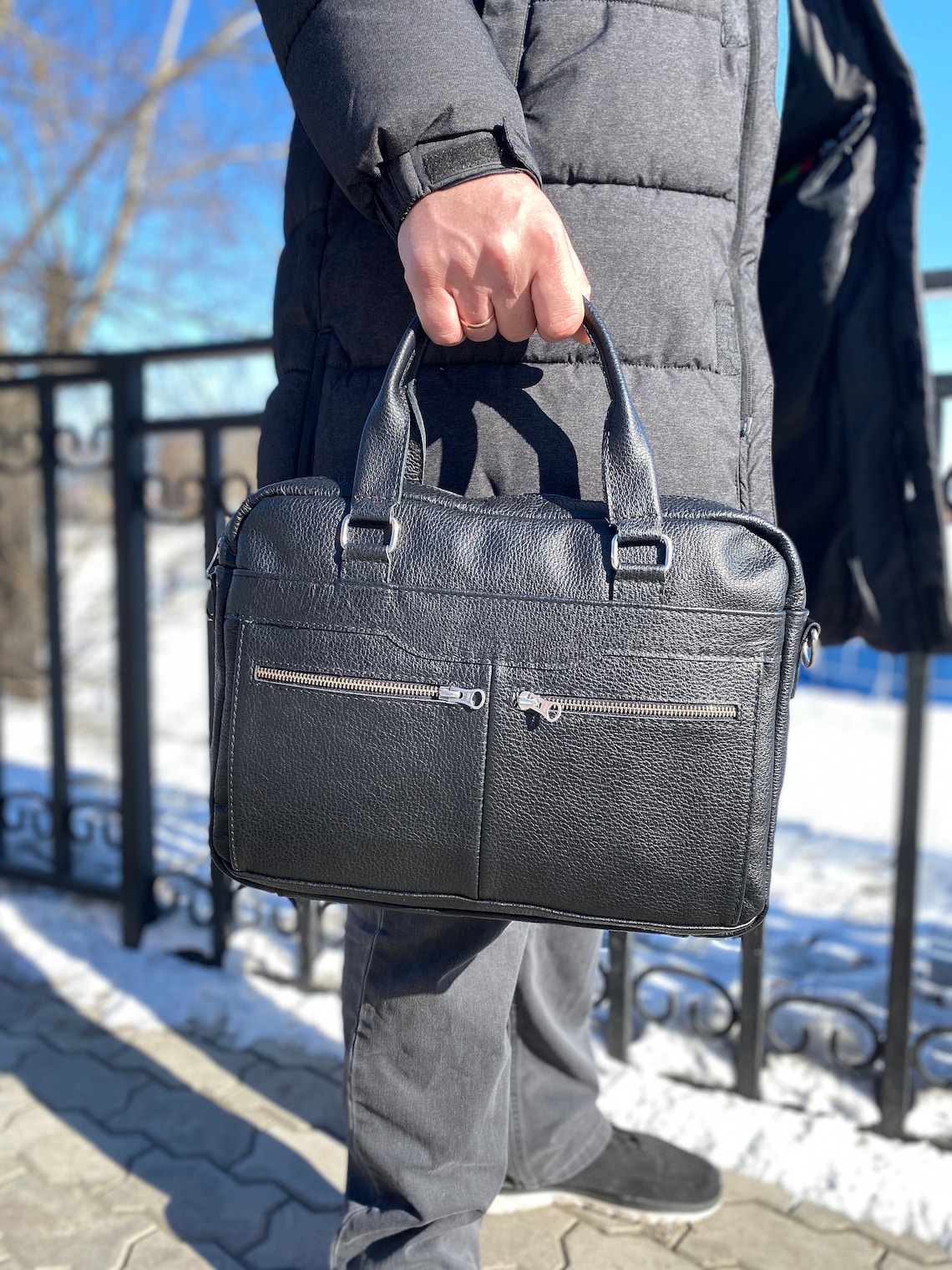 Leather Laptop Bag Pattern Messenger Bag Pattern PDF Sewing - Etsy