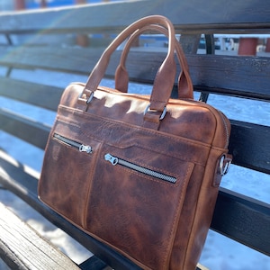 Leather Laptop Bag Pattern, Messenger Bag Pattern, PDF Sewing Pattern ...