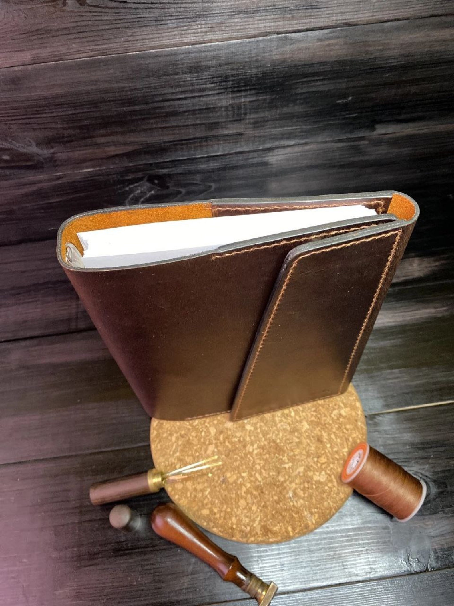 Notebook A5 Leather Cover PDF Pattern, Leather Journal Cover PDF Daily ...