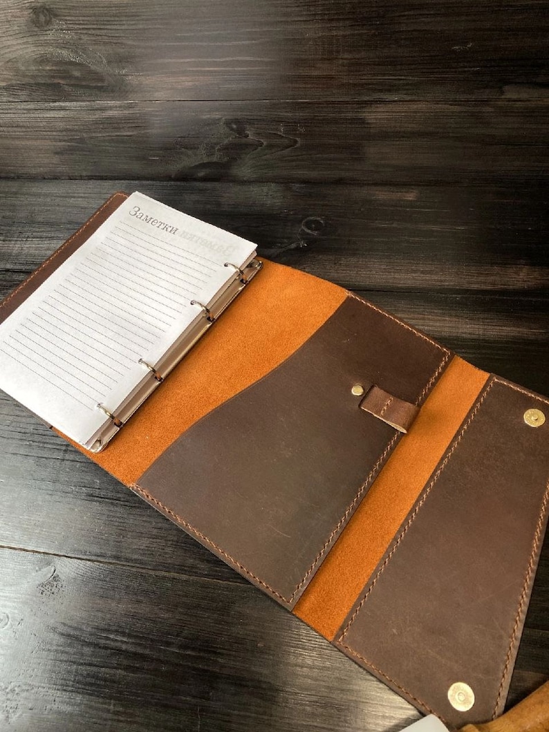 Notebook A5 Leather Cover PDF Pattern, Leather Journal Cover PDF Daily ...