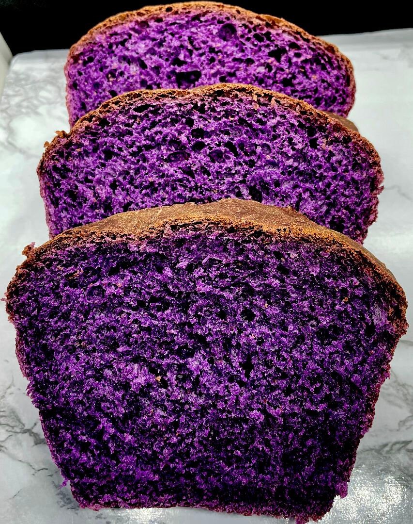 Ube Bread Purple Yam 8 Inch X 4 Inch Loaf Plant Based Vegan Option Buy ...