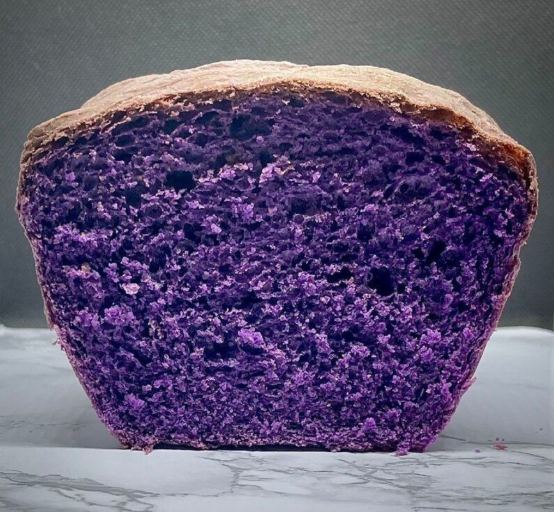 Ube Bread Purple Yam 8 Inch X 4 Inch Loaf Plant Based Vegan Option Buy ...