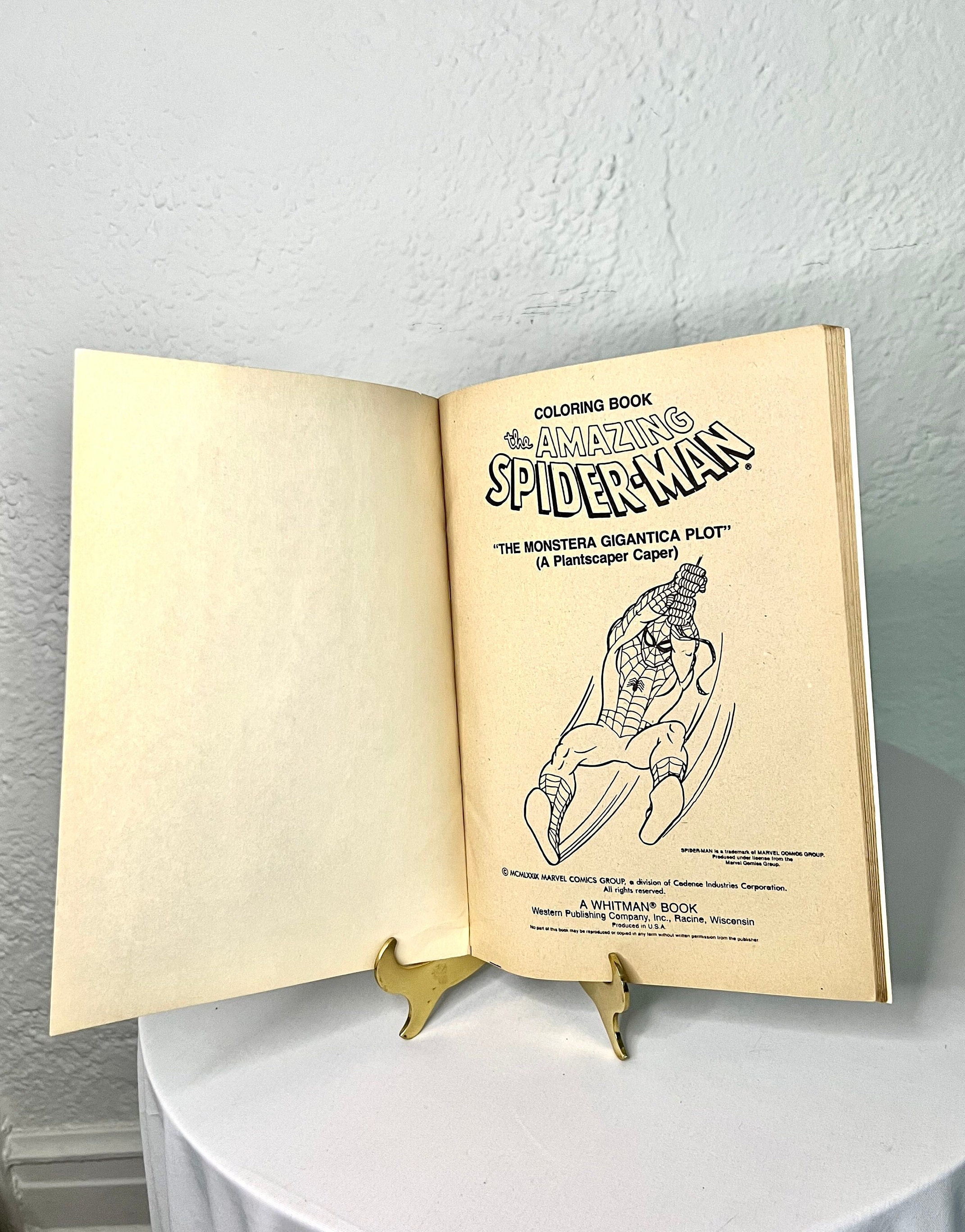 The Amazing Spider Man Avengers 80s Coloring Activity Workbook Comic ...