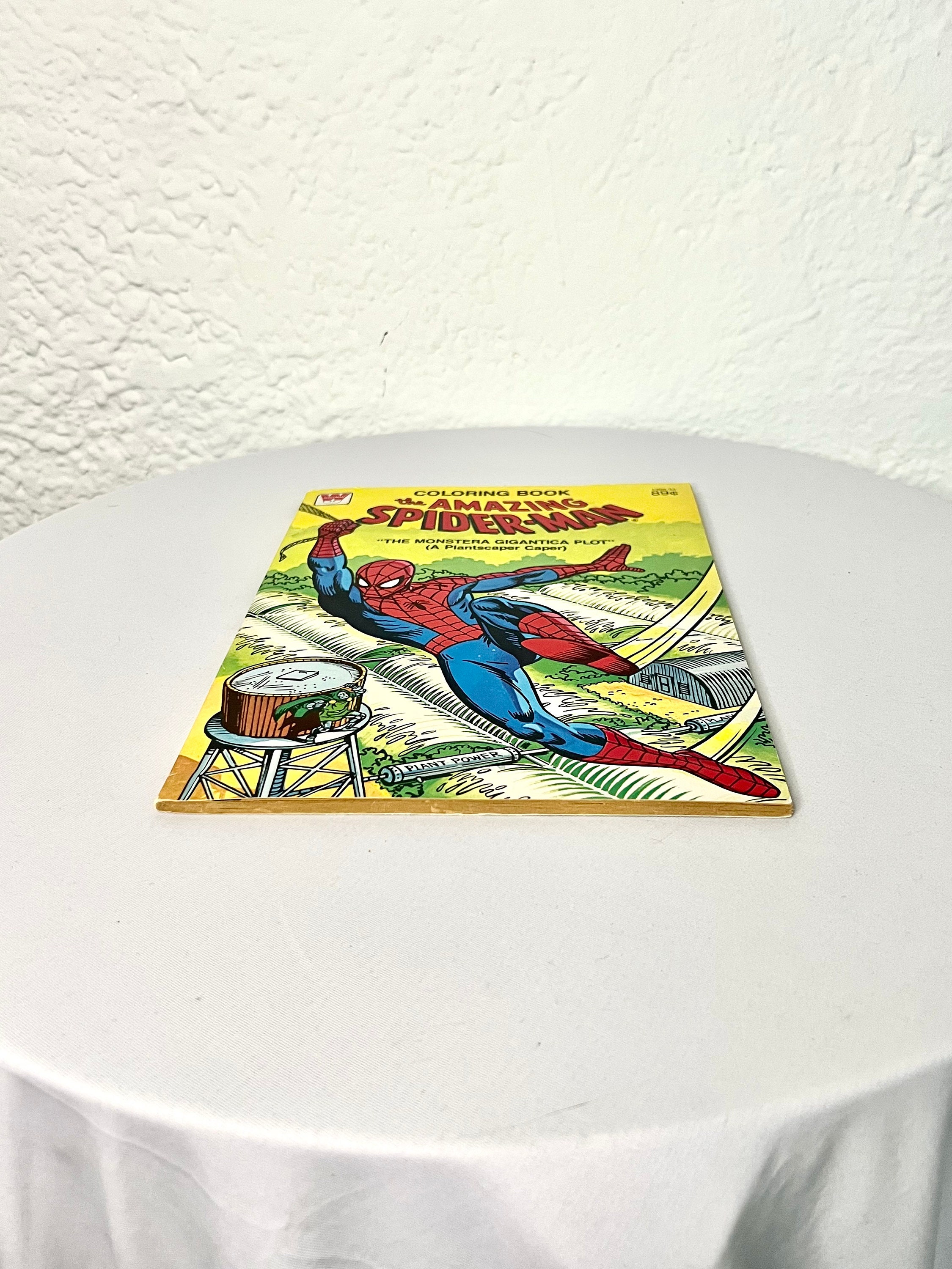 The Amazing Spider Man Avengers 80s Coloring Activity Workbook Comic ...