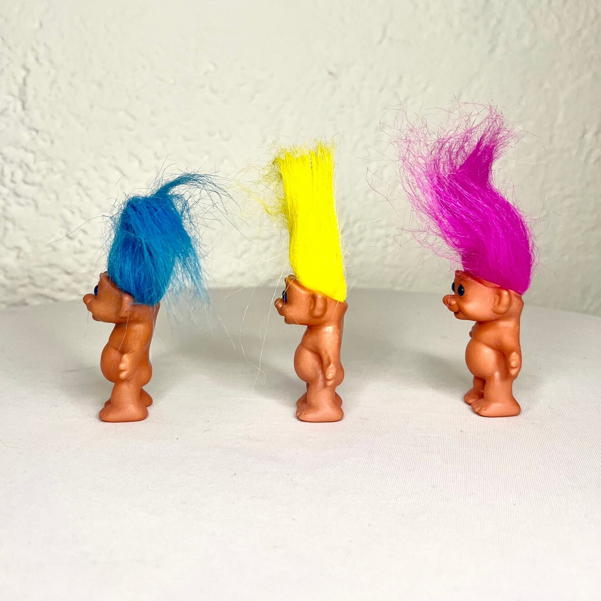 80s Uneeda Dam Troll Dolls Rare Collectible Set Made in Korea by Russ ...