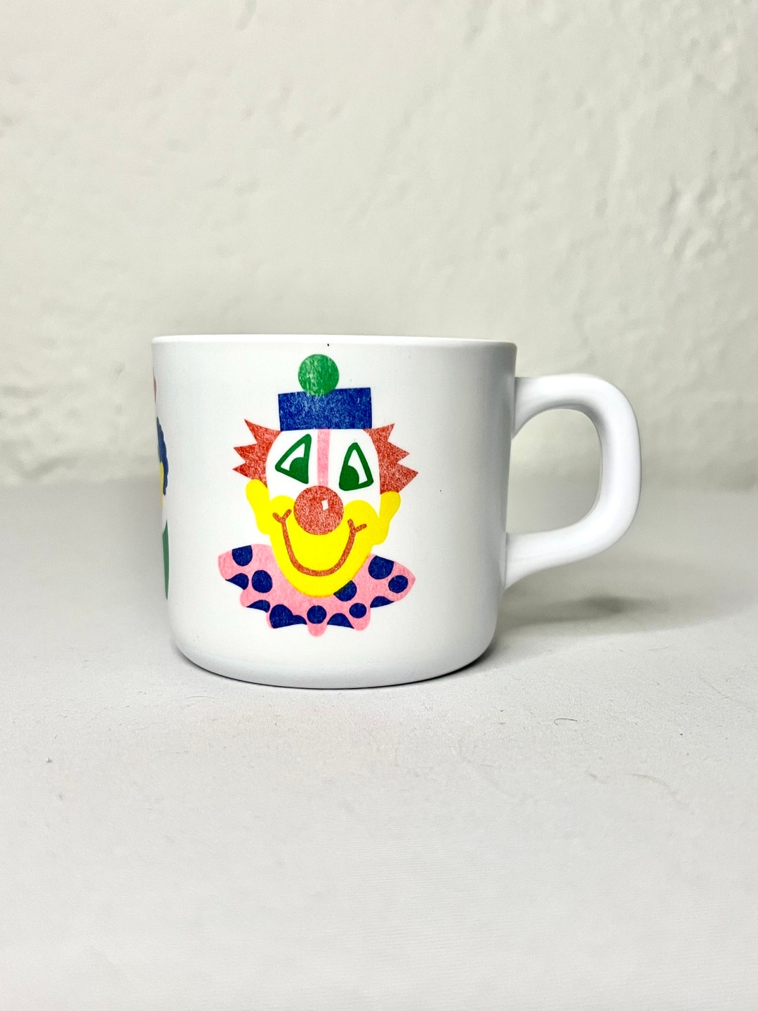 Happy and Sad Circus Clown Cup by Small Fry Originals in Taiwan Made ...