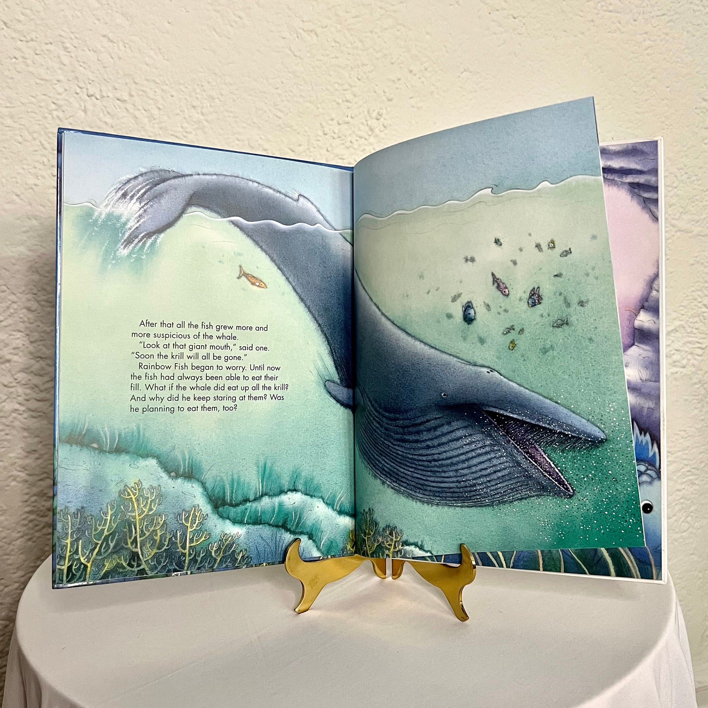 The Rainbow Fish and the Big Blue Whale Hardcover Childrens Scholastic ...