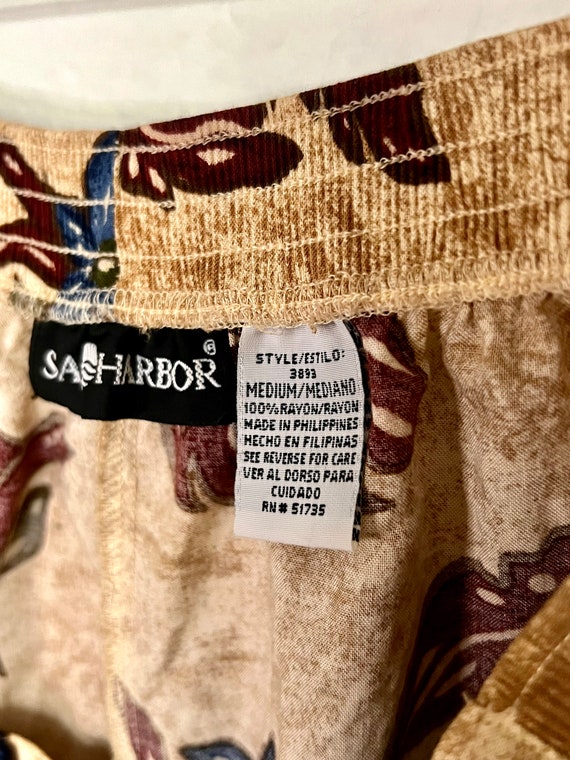 Y2K 90s Beige Aesthetic Floral Tropical Hawaiian Midi… - Gem