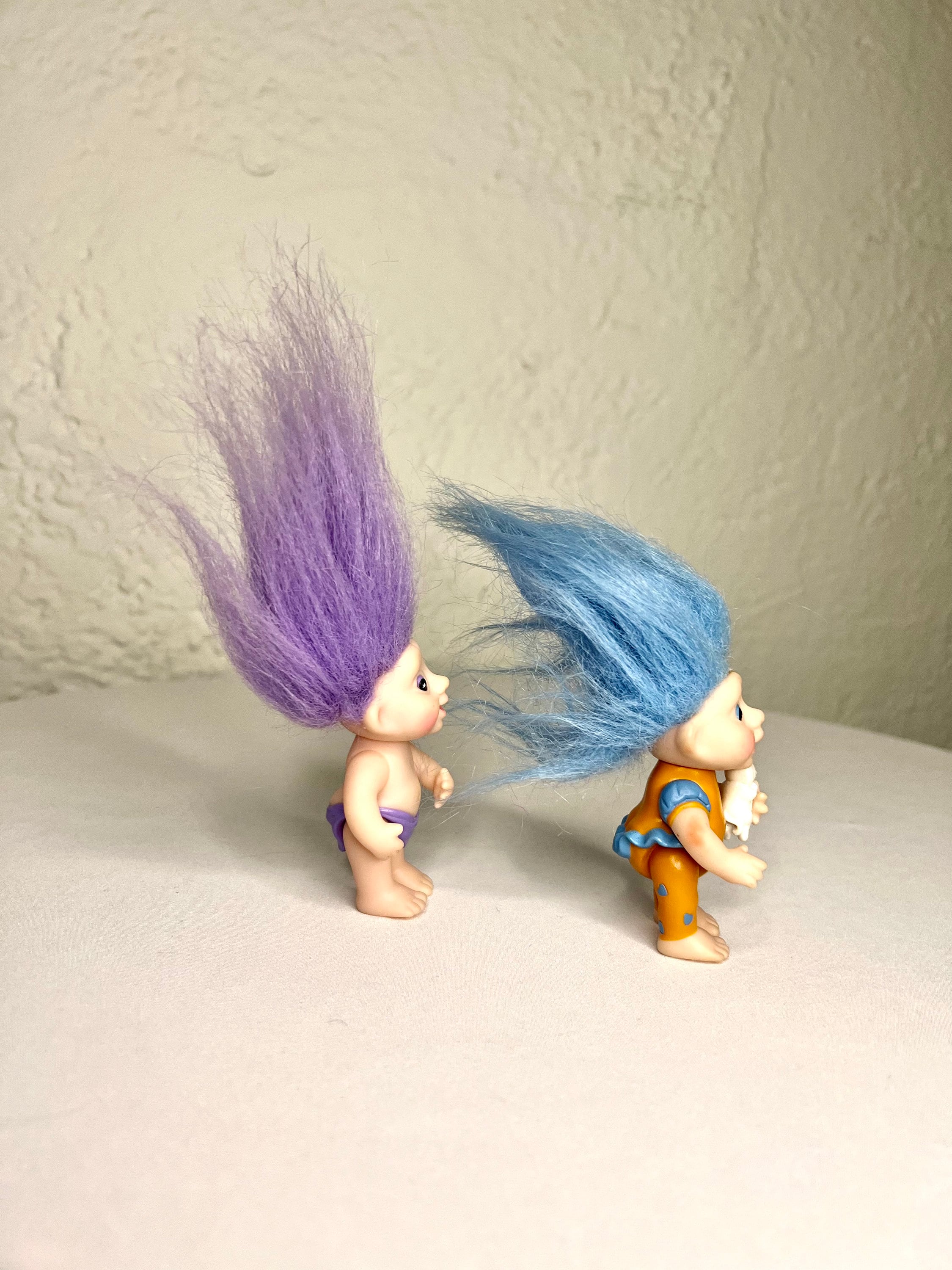 Magic Trolls Poseable Figurine Dolls Baby in a Boy and Girl - Etsy