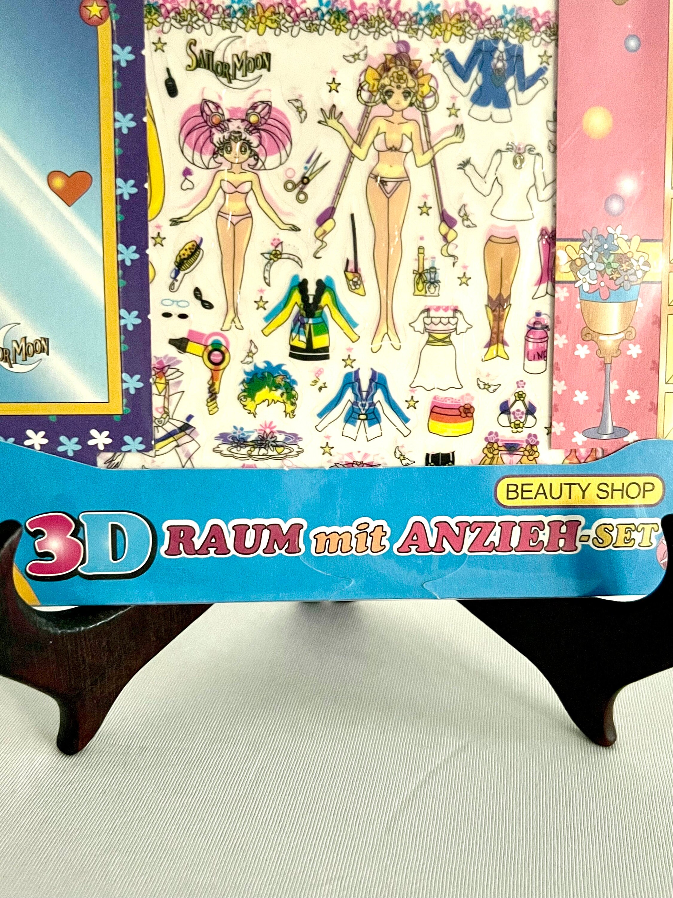 Sailor Moon Stickers Chibi Moon Beauty Shop Playset Stickers Made in ...