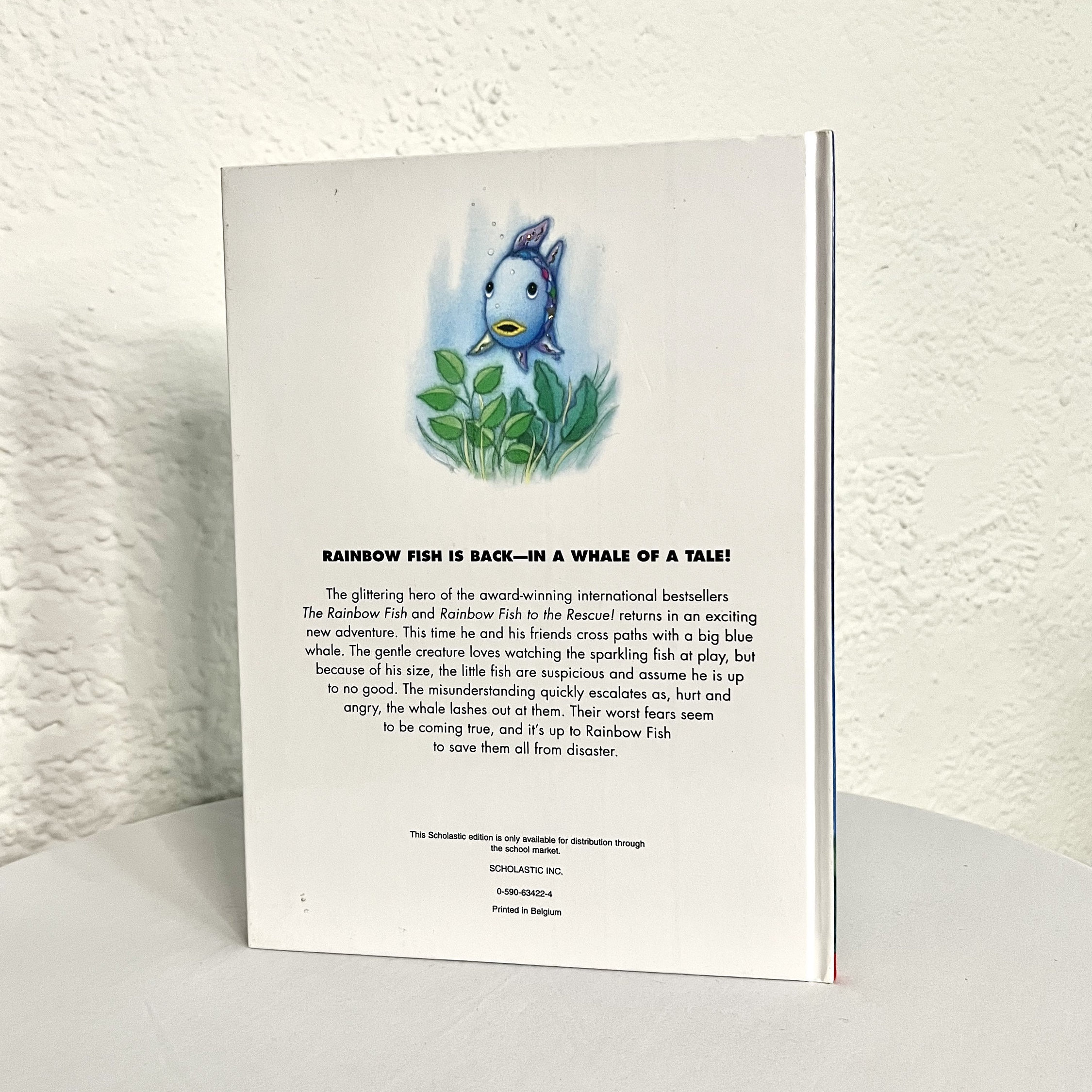 The Rainbow Fish and the Big Blue Whale Hardcover Childrens Scholastic ...