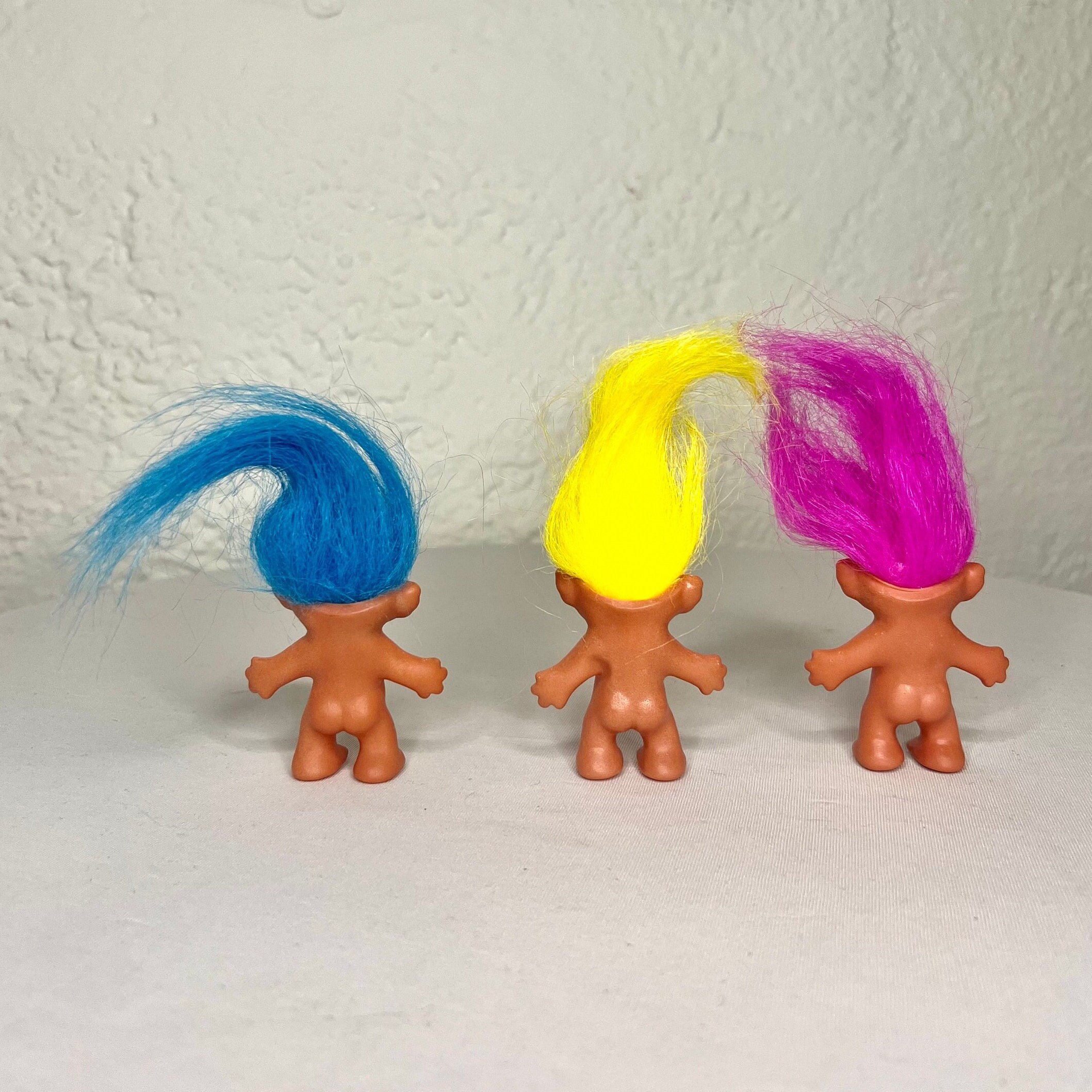 80s Uneeda Dam Troll Dolls Rare Collectible Set Made in Korea by Russ ...