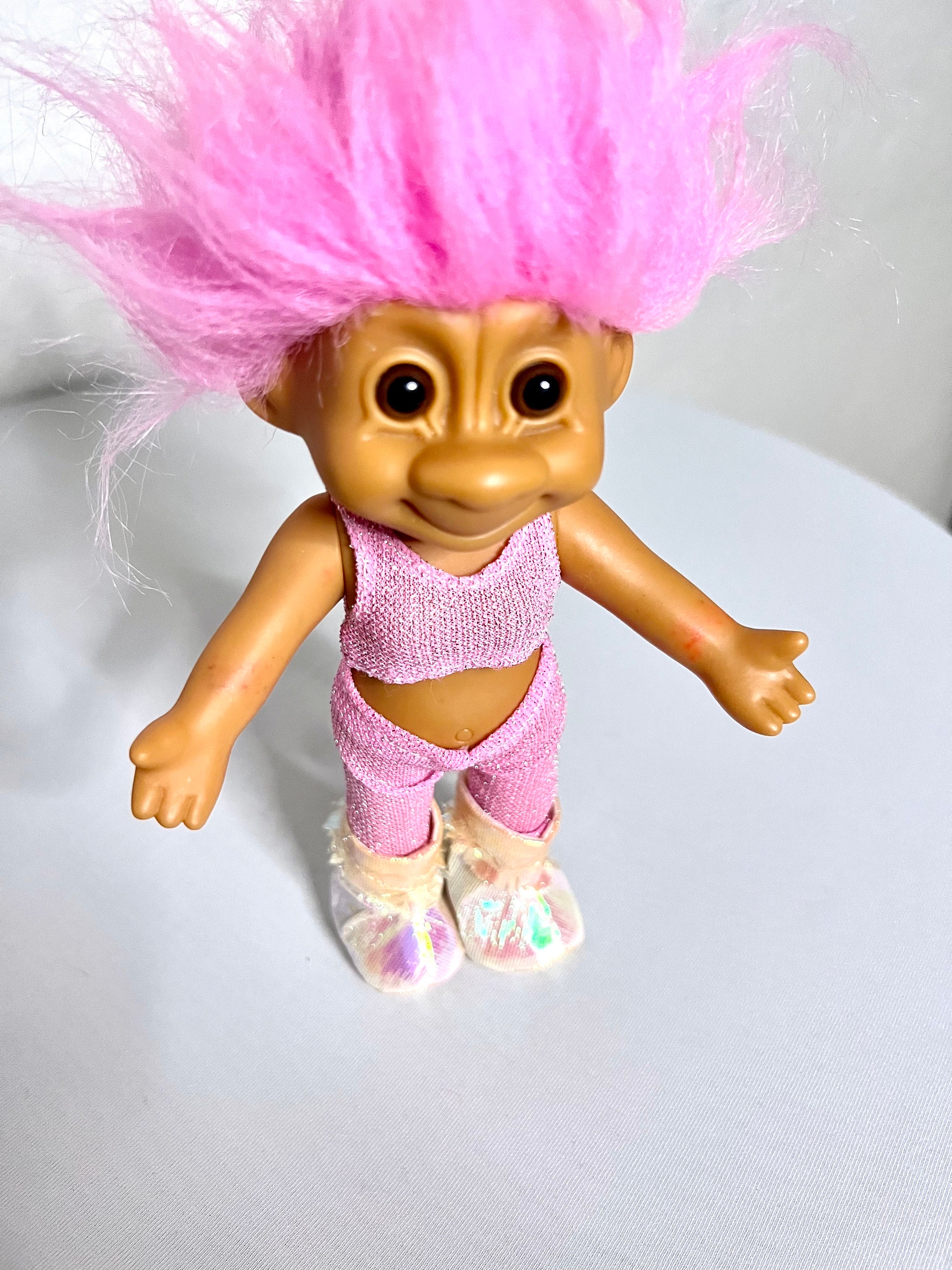 Rock Star Troll Costume by Russ Berrie and Co/pink Troll Hair/large ...