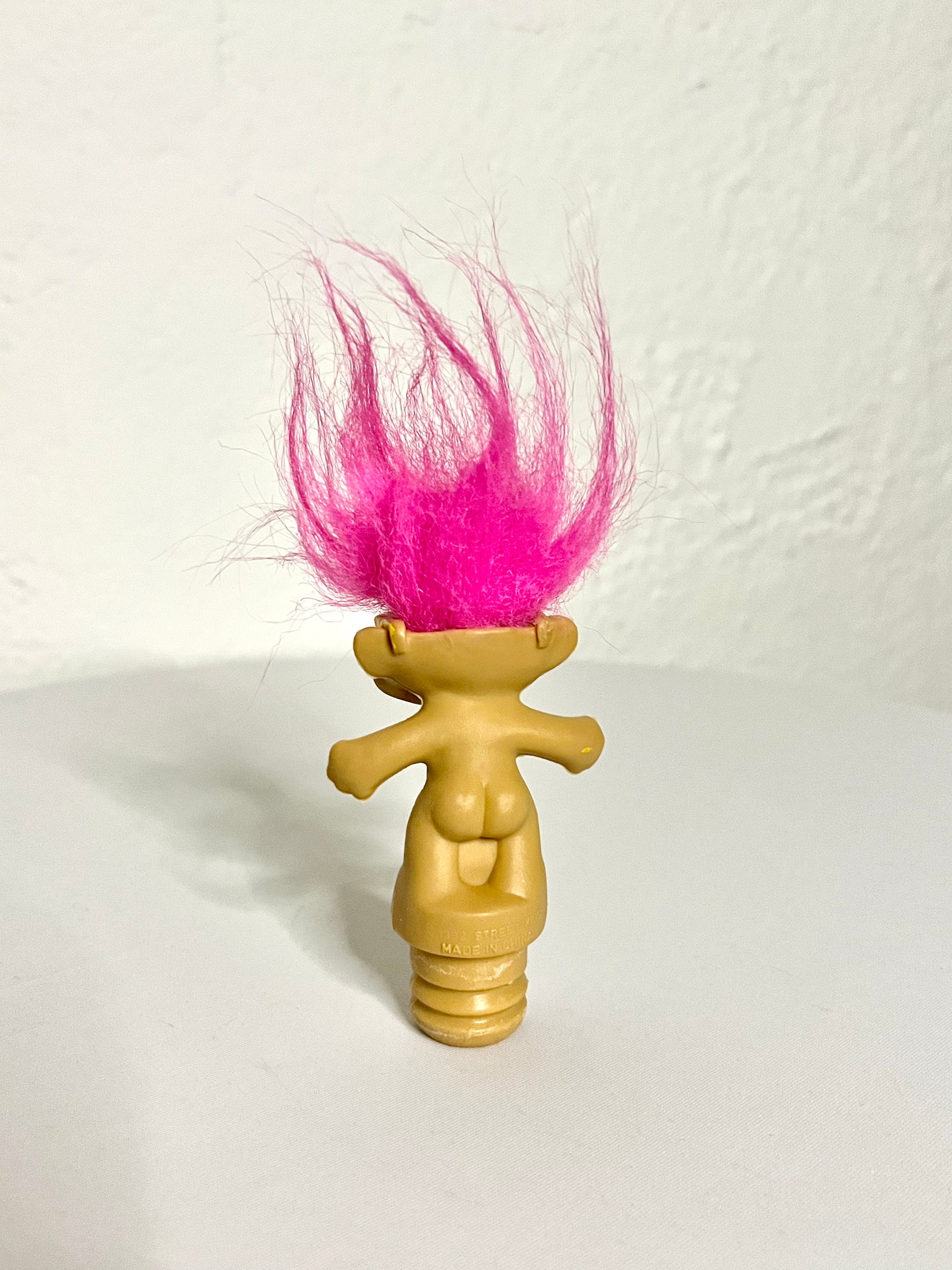 Rare Collectible Troll With Pink Troll Hair and Sun Glasses - Etsy