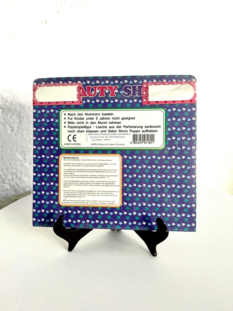 Sailor Moon Stickers Chibi Moon Beauty Shop Playset Stickers Made in ...