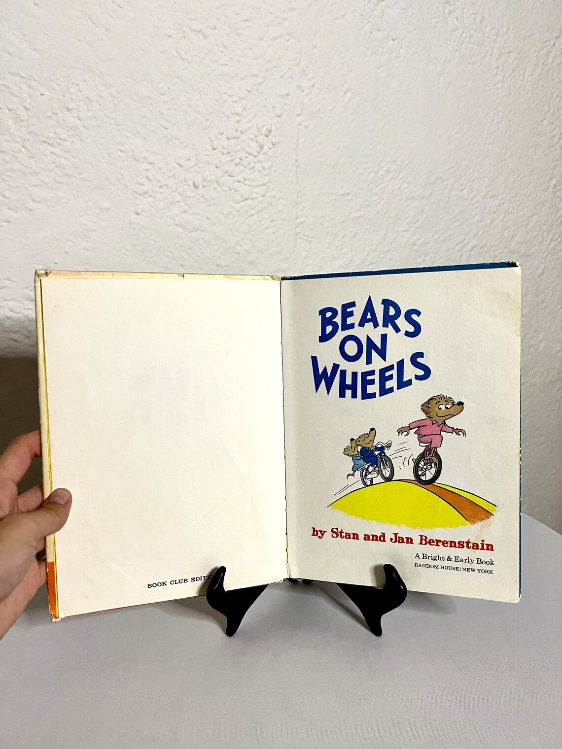 Bears on Wheels by Stan and Jan Berenstain 1969 Book Club Edition ...