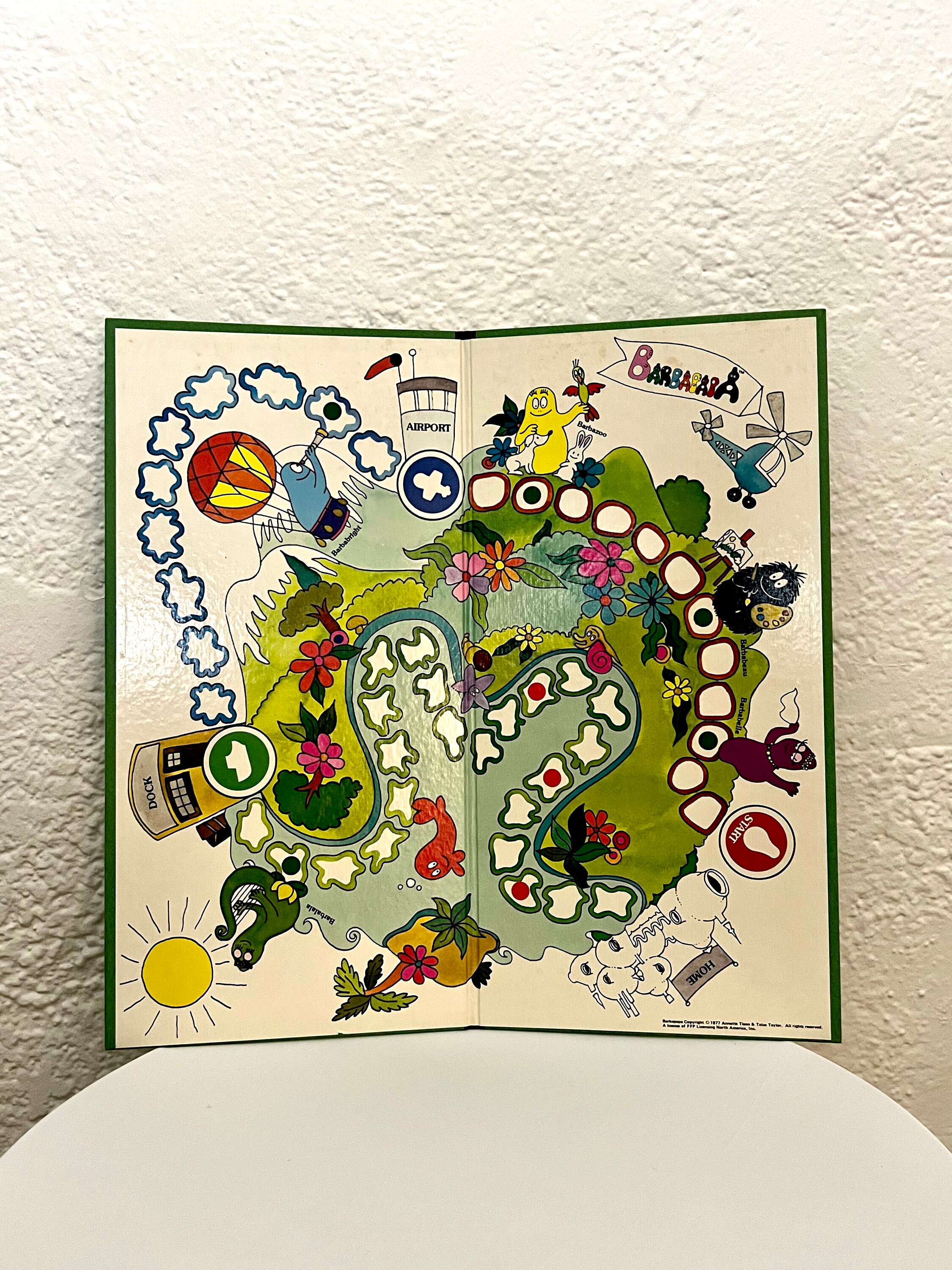 Barbapapa Takes A Trip 1977 Complete Vintage Board Game - Etsy