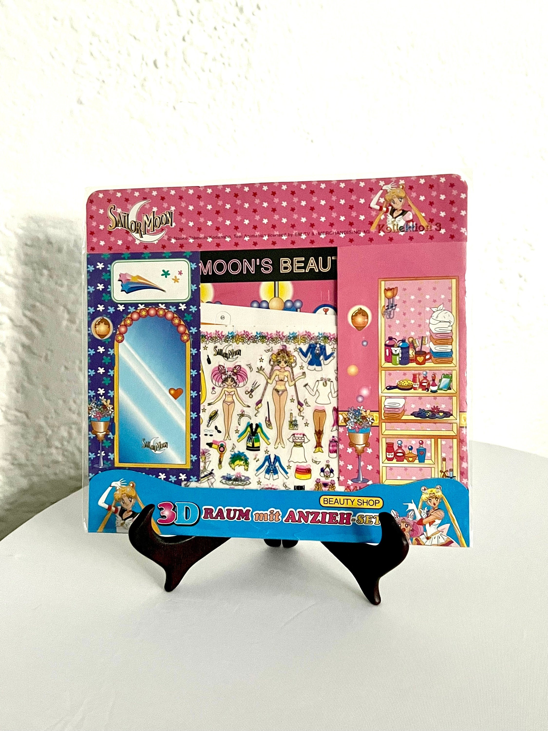 Sailor Moon Stickers Chibi Moon Beauty Shop Playset Stickers Made in ...