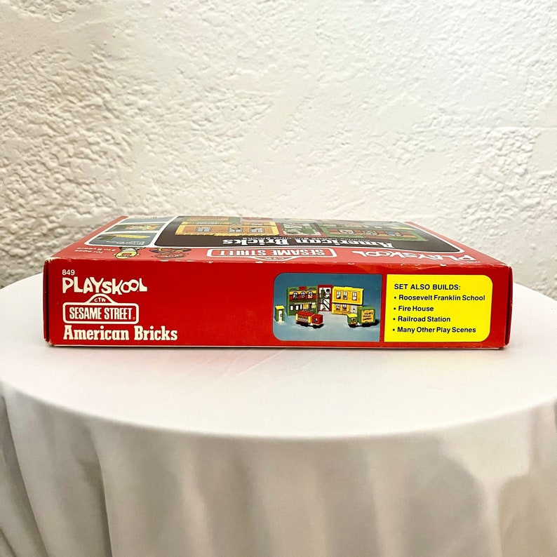 Playskool Toys Sesame Street American Bricks in It's Original Box 1977 ...