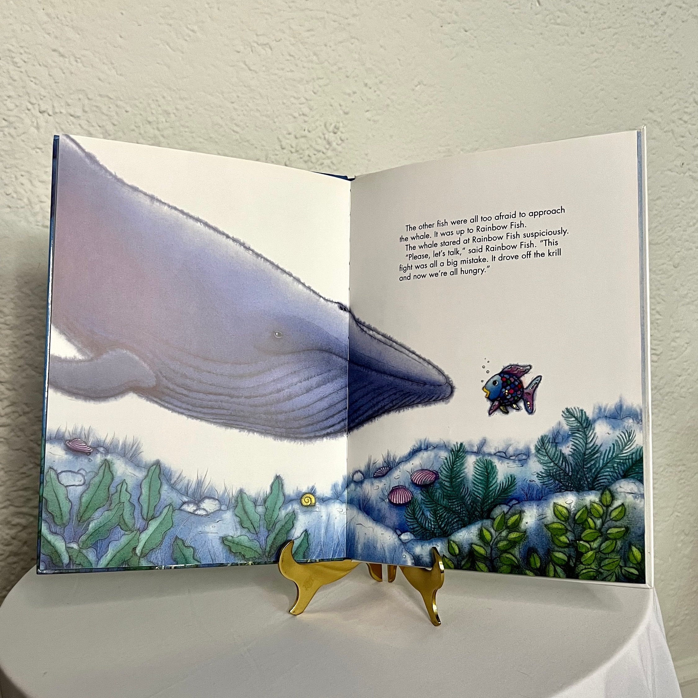 The Rainbow Fish and the Big Blue Whale Hardcover Childrens Scholastic ...