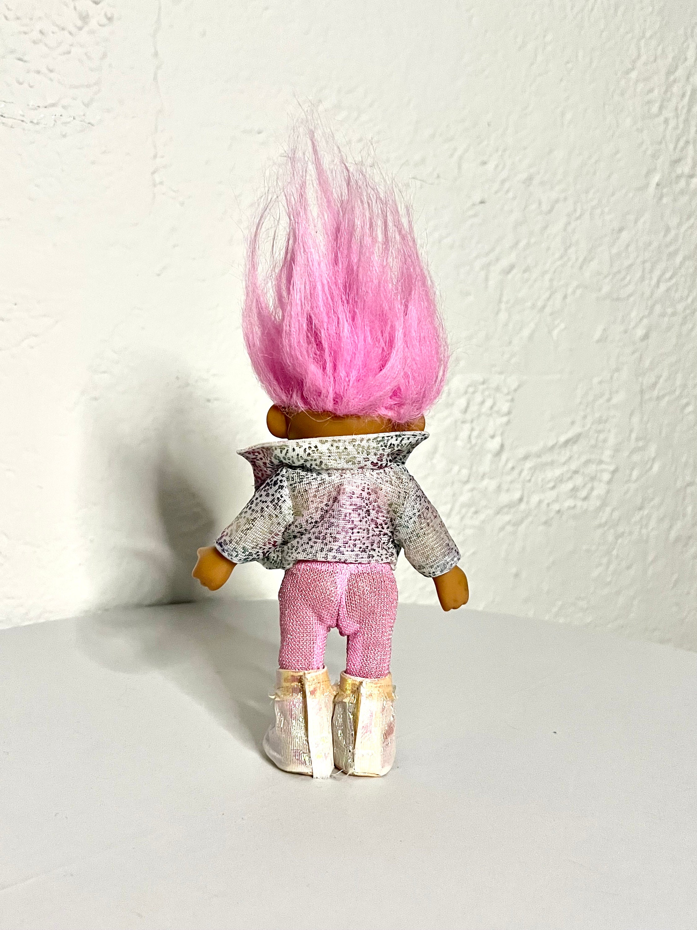 Rock Star Troll Costume by Russ Berrie and Co/pink Troll Hair/large ...