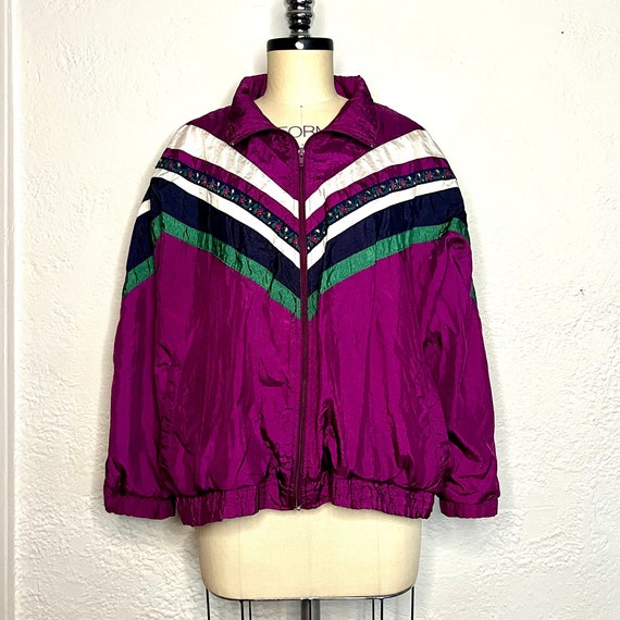 Vintage Track Jacket/80s Windbreaker/Vintage Sportswe… - Gem