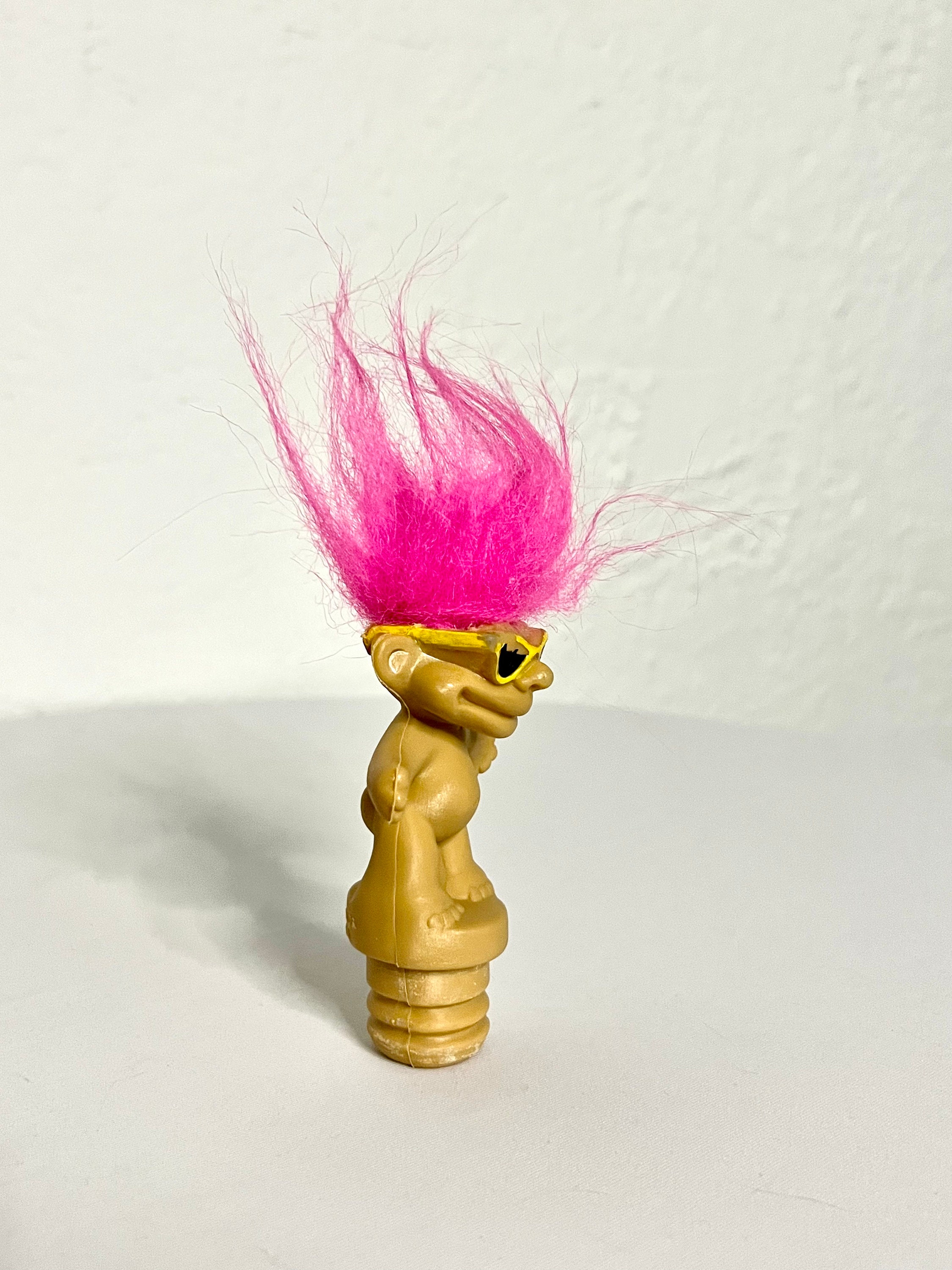 Rare Collectible Troll With Pink Troll Hair and Sun Glasses - Etsy