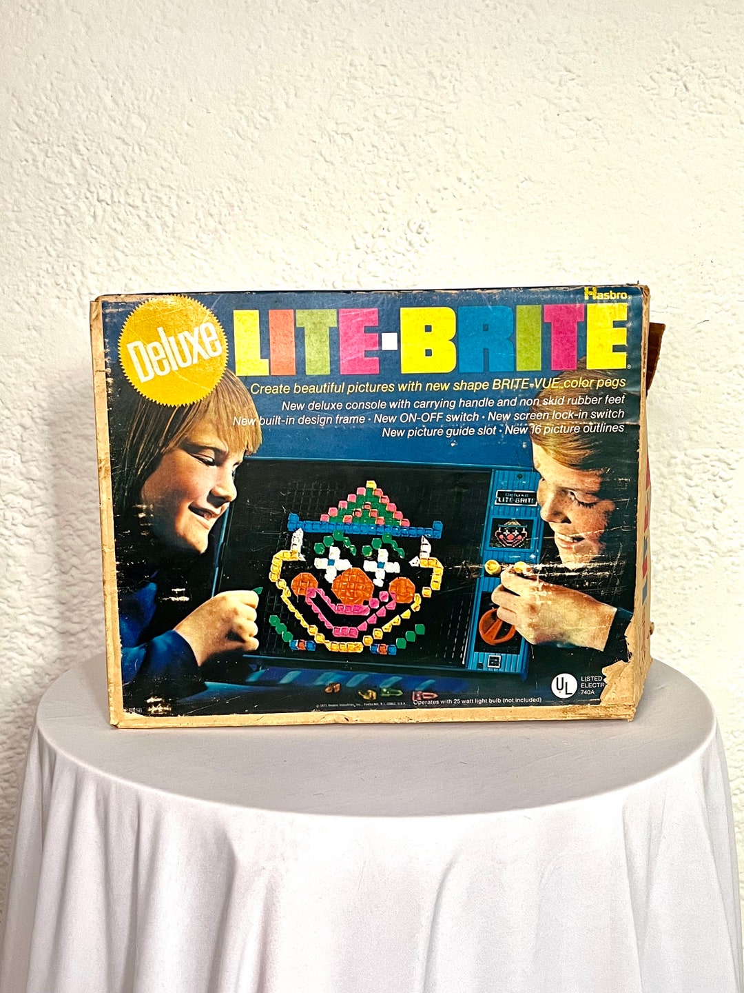Lite Brite From the 1970s Complete With Hundreds of Box Pegs - Etsy