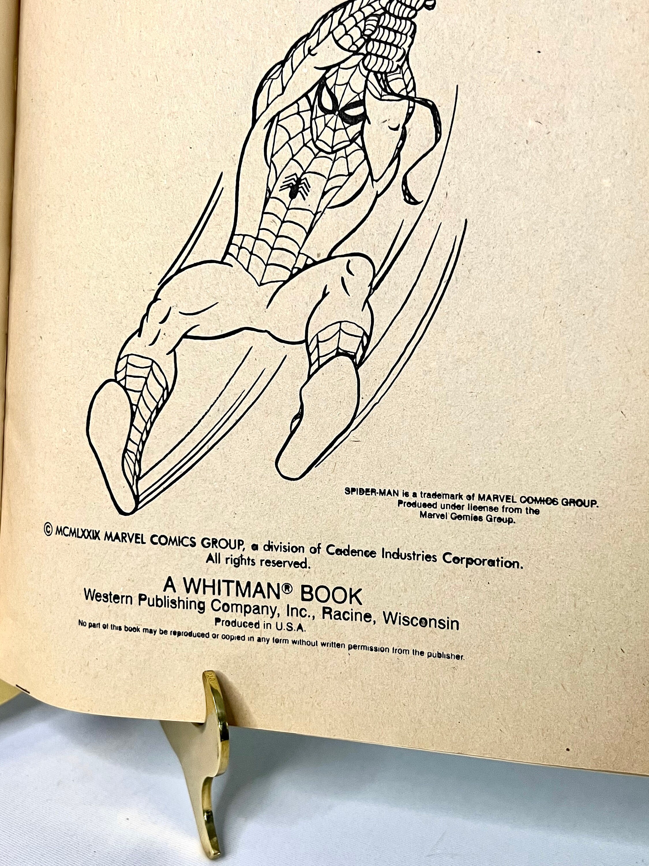 The Amazing Spider Man Avengers 80s Coloring Activity Workbook Comic ...