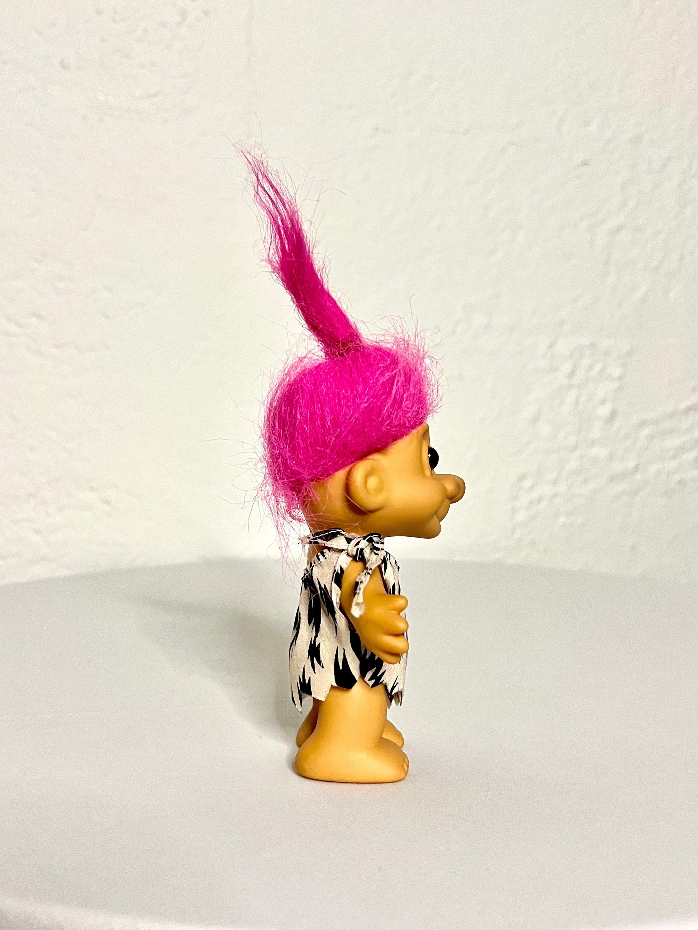 90s Flintstones Troll Caveman Neanderthal Doll With Pink Troll Hair by ...