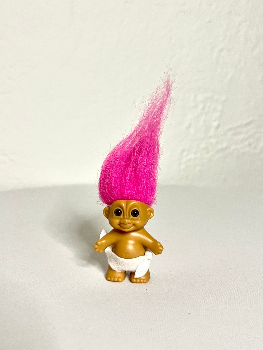 90s Miniature Ooak Troll Doll Baby Collectible by Russ Berrie and Co ...