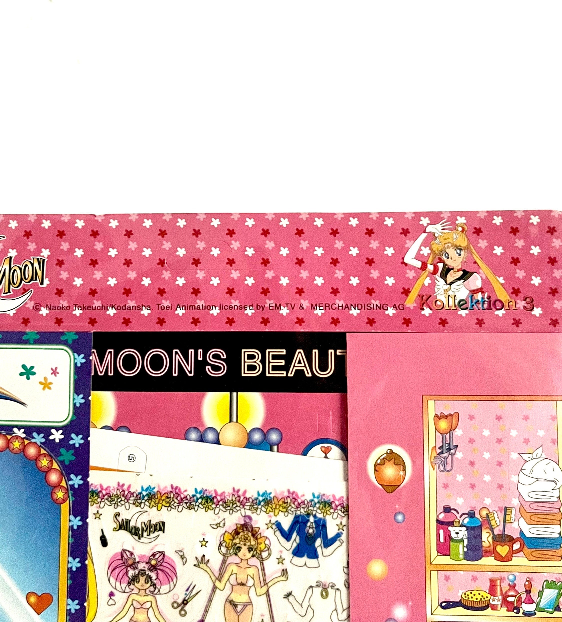 Sailor Moon Stickers Chibi Moon Beauty Shop Playset Stickers Made in ...