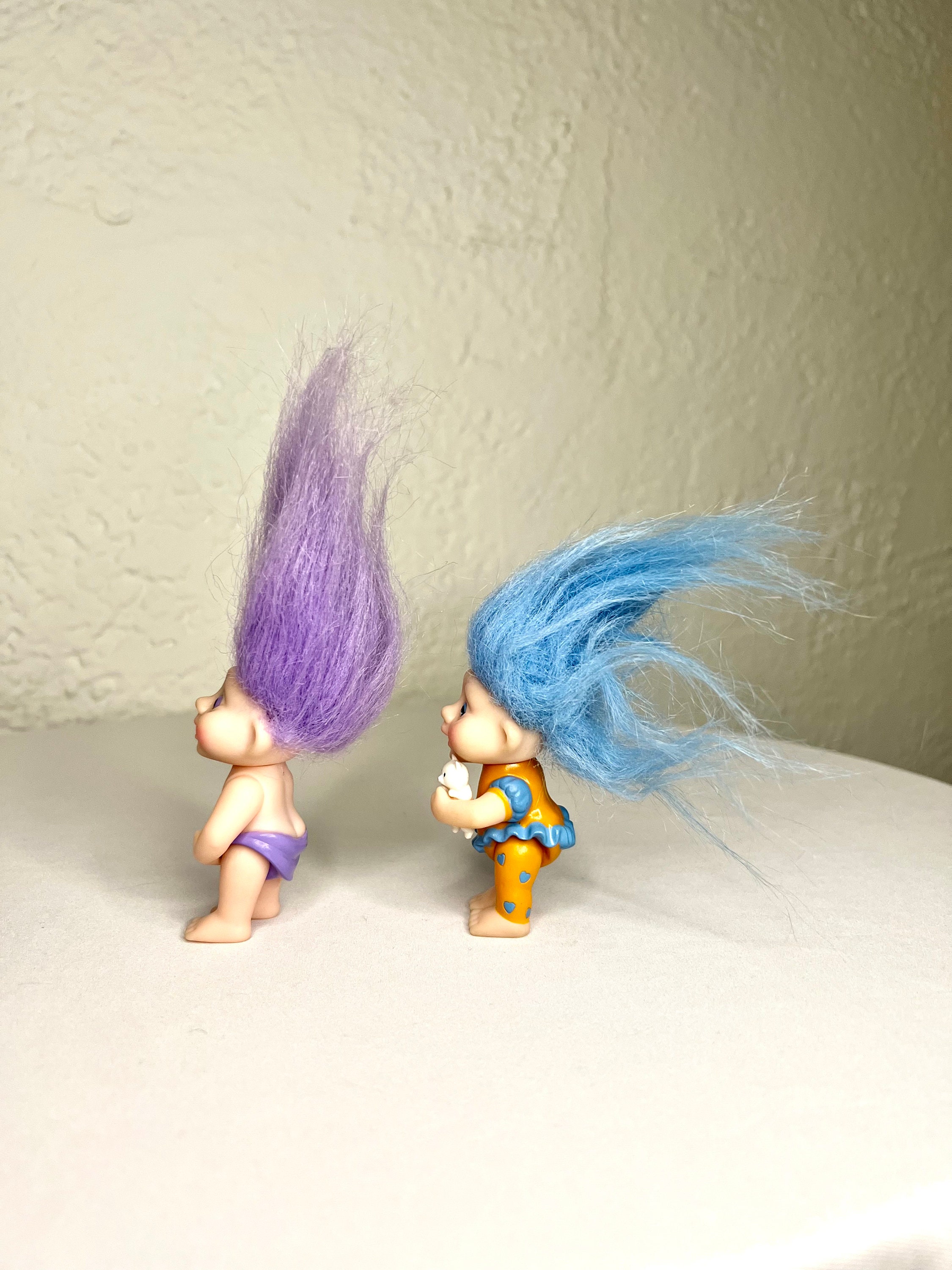 Magic Trolls Poseable Figurine Dolls Baby in a Boy and Girl - Etsy