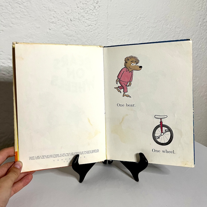 Bears on Wheels by Stan and Jan Berenstain 1969 Book Club Edition ...