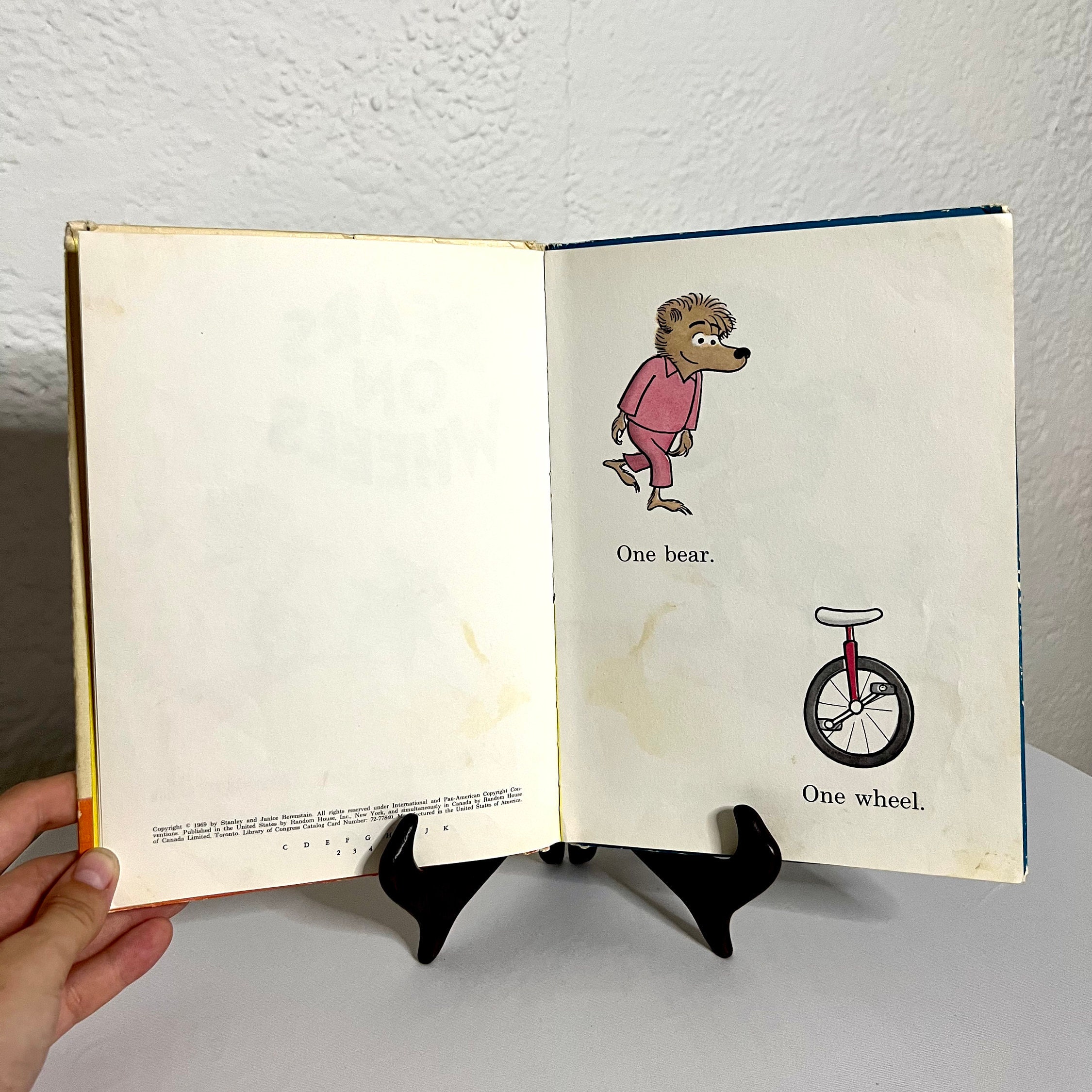 Bears on Wheels by Stan and Jan Berenstain 1969 Book Club Edition ...