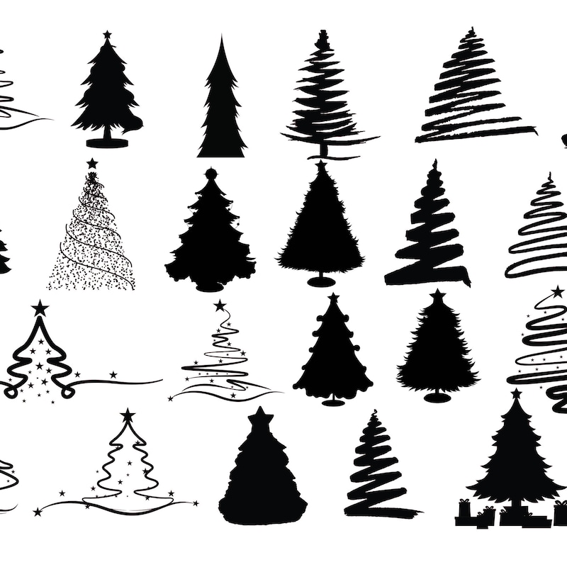 Christmas Tree Svg Files - Etsy