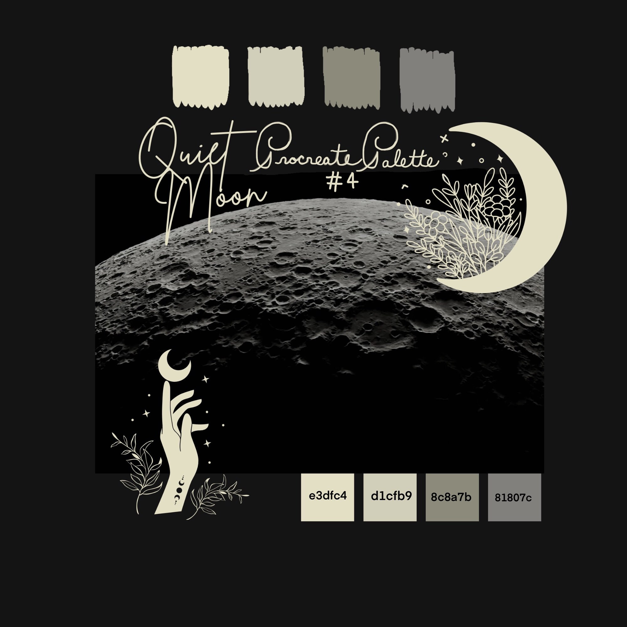 Procreate Palette Swatches Digital Bullet Journal Palette Digital
