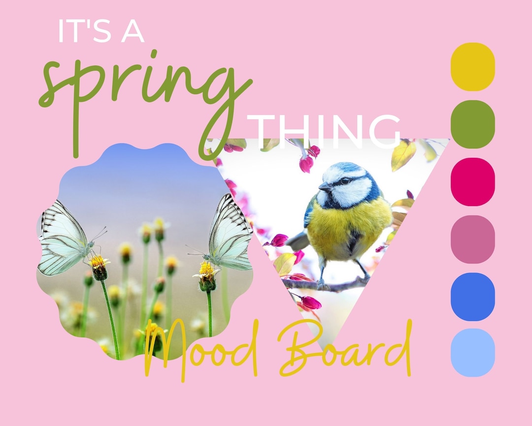 Canva DIY Template Mood Board Inspiration Board Editable Mood Board ...