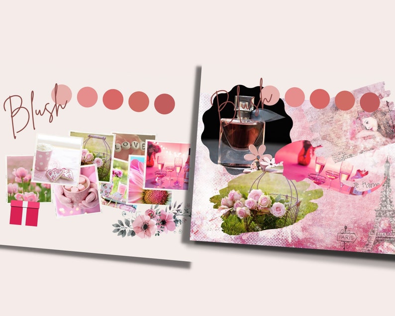 Canva DIY Template Mood Board Inspiration Board Editable Mood Board ...