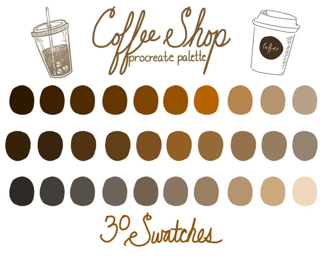 Procreate Palette Swatches Digital Bullet Journal Palette Digital